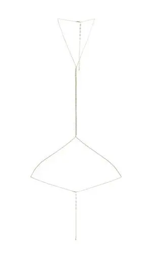 Ettika Dainty Crystal Body Chain - Gold