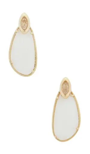 Ettika Majestic Stone Drop Earrings - Gold