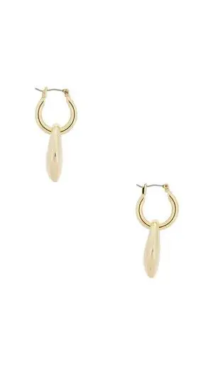 Ettika Pebble Loop Earrings In Metallic