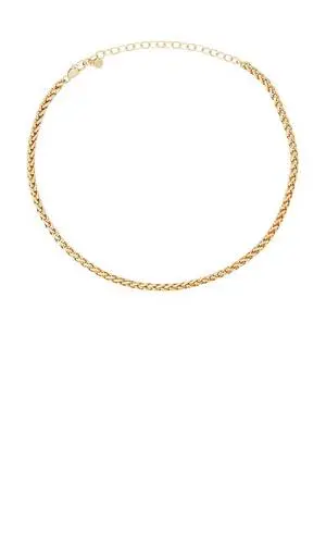 Ettika Golden Weave Necklace In Metallic - Gold