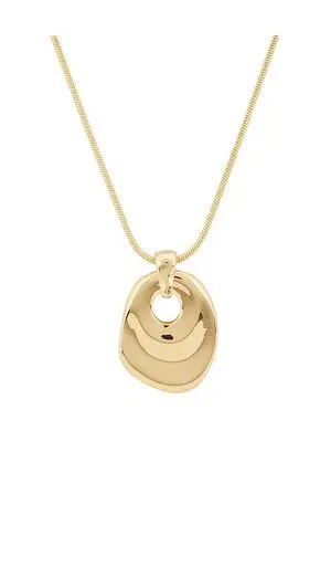 Ettika Liquid Pendant Necklace In Metallic