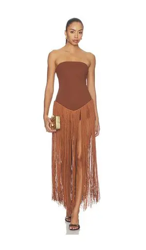 Superdown Fringe Detailed Romper