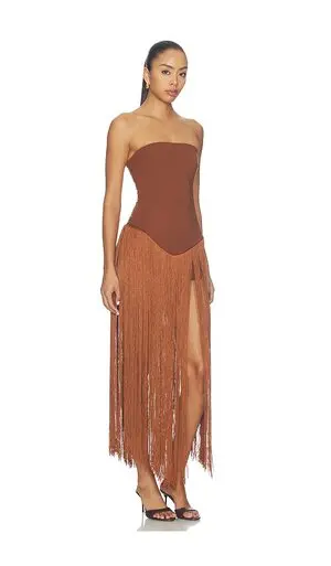 Superdown Fringe Detailed Romper