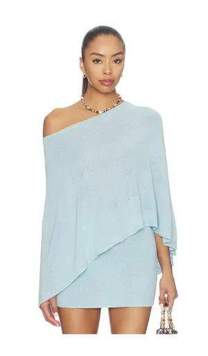 SNDYS. Misty Knit Poncho