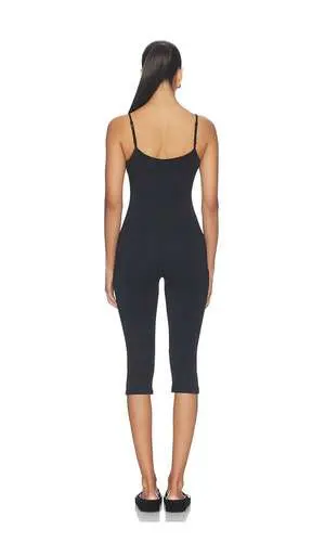 SKIMS Smooth Layers Skimpy Strap Catsuit In Black