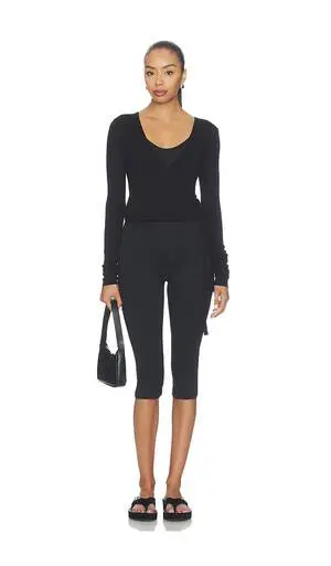 SKIMS Smooth Layers Skimpy Strap Catsuit In Black