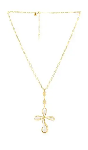 PETIT MOMENTS Amulet Necklace In Tone Brass