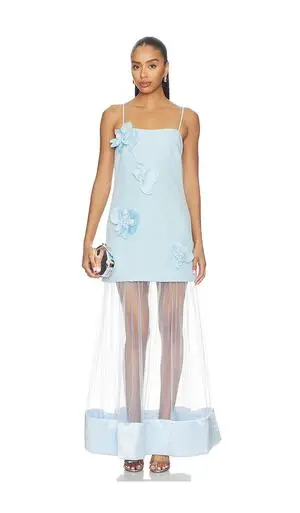 ELLIATT Reina 3d Floral Gown - Sky Blue
