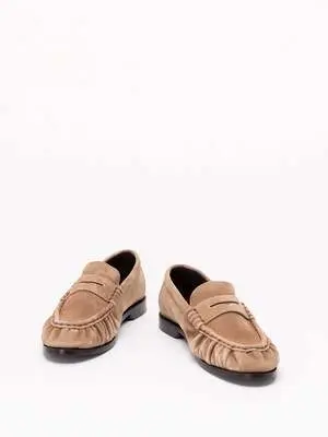 Saint Laurent Le Loafer Suede Loafers - Multicolor