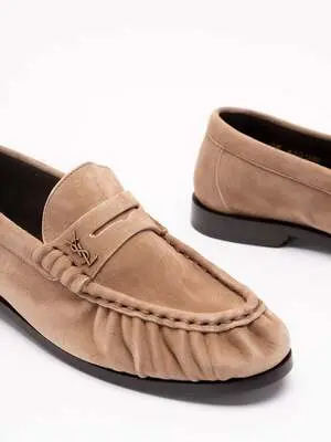 Saint Laurent Le Loafer Suede Loafers - Multicolor