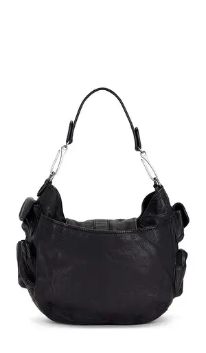 Free People Asher Leather Tote Bag - Black