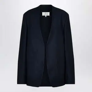 MAISON MARGIELA Virgin Wool Jacket - Blue
