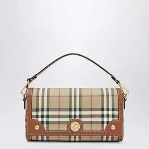 Burberry Small Note Bag With Handle - Cream