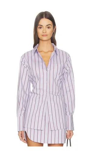 Line & Dot Andi Shirts - Purple