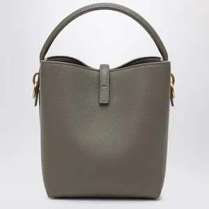 Saint Laurent Le 37 Bucket Bag In Grained Leather