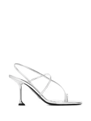 Proenza Schouler Strappy Heeled Sandals - Silver