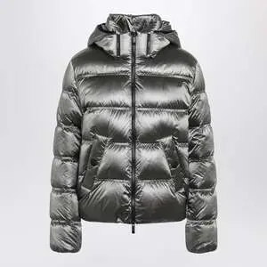 Moncler Sensation Short Down Jacket - Silver