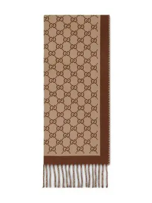 Gucci Gg Wool Scarf - Multicolor