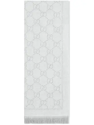 Gucci Gg Wool Scarf - Multicolor