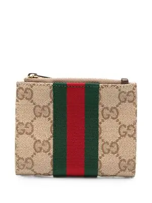 Gucci Web Detail Small Wallet - Multicolor