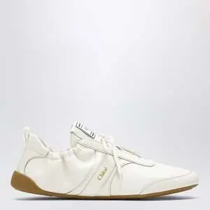 Chloé Kick Leather Sneakers - White