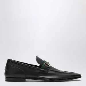 Gucci Como Leather Loafers With Horsebit Detail - Black