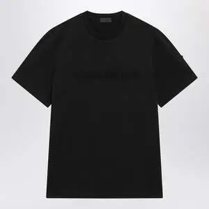 Moncler Cotton Jersey Logo T-shirt - Black