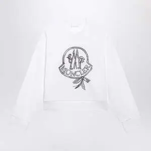 Moncler Cotton Sweatshirt With Embroidered Logo