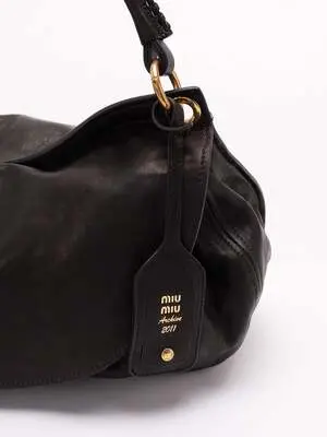 Miu Miu Lambskin Leather Shoulder Bag