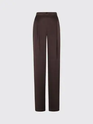 Max Mara Acetate Blend Tailored Trousers - Brown
