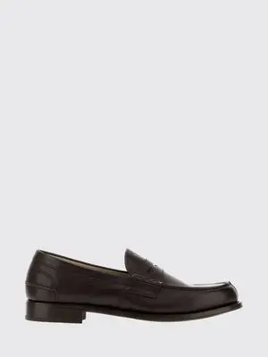 Prada Leather Loafers - Brown