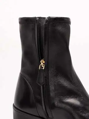 Prada Lambskin Leather Ankle Boots - Multicolor