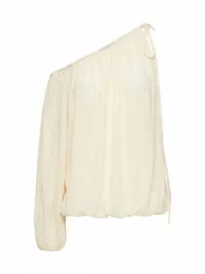 NISSA Off-the-shoulder Top With Tie Detail - Multicolor