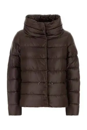 Herno Chocolate Nylon Down Jacket - Brown