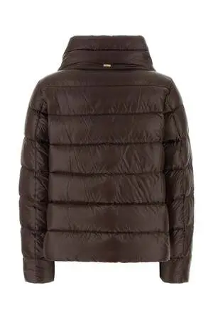 Herno Chocolate Nylon Down Jacket