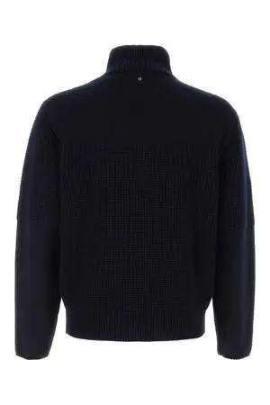 FERRAGAMO Navy Wool Sweater