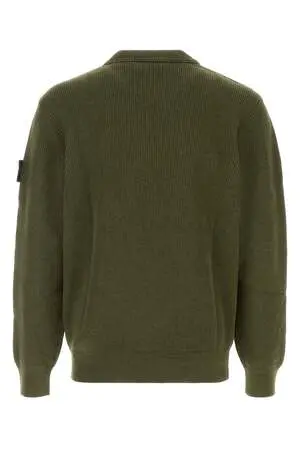 Stone Island Army Cotton Sweater