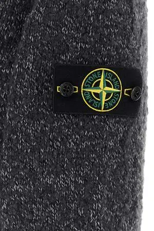 Stone Island Dark Wool Blend Sweater