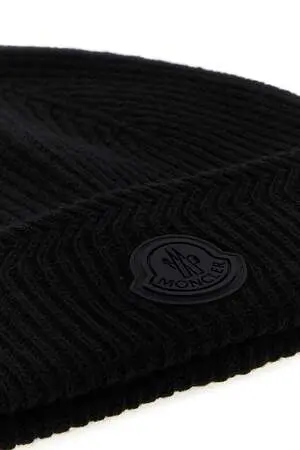Moncler Wool Blend Beanie Hat