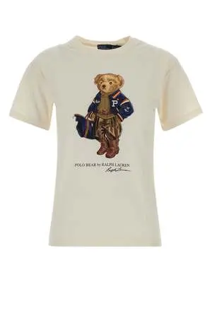 Polo Ralph Lauren Cream Cotton T-shirt - Yellow