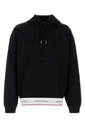 Dsquared2 Cotton Oversize Sweatshirt - Black