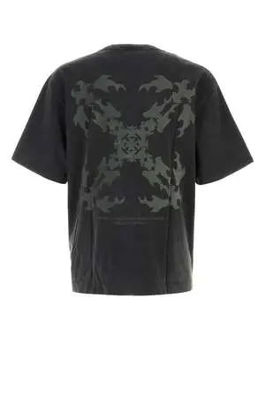 Off-White Slate Cotton T-shirt