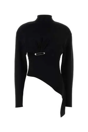 LANVIN Wool Blend Sweater - Black