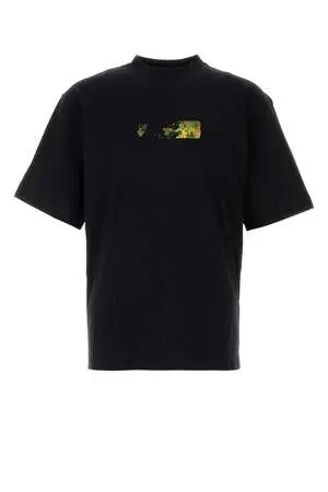 Off-White Cotton T-shirt - Black