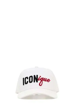 Dsquared2 Gabardine Baseball Cap - White
