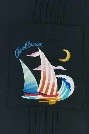 Casablanca Midnight Viscose Blend Shirt