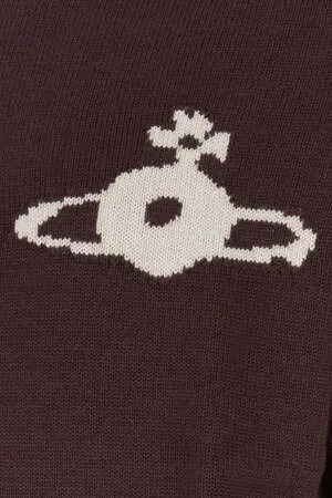 VIVIENNE WESTWOOD Fisherman Sweater With Orb Embroidery