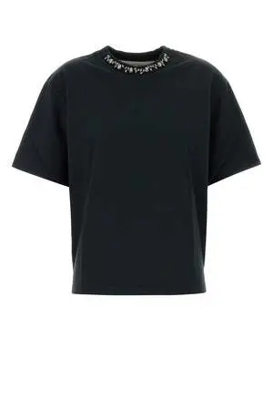 GOLDEN GOOSE Slate Cotton T-shirt - Black