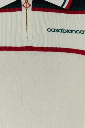 Casablanca Viscose Blend Polo Dress