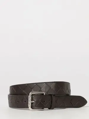 Bottega Veneta Woven Leather Belt - Brown